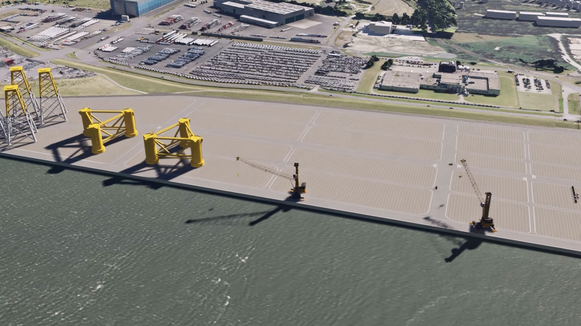 Cuxhaven will Drehscheibe für Offshore-Windanlagen werden - DVZ