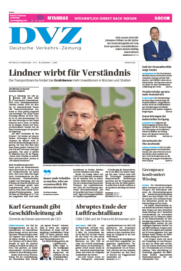 Die Zeitung - DVZ