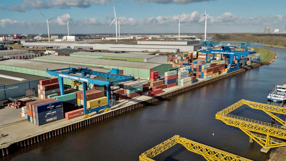 Oosterhout Container Terminal schließt sich dem Westbrabant-Korridor an ...
