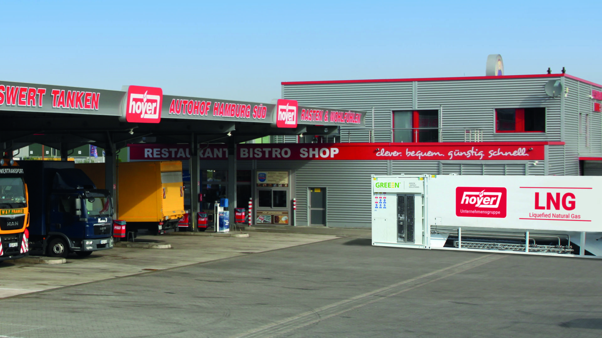Hoyer investiert in LNG-Tankstellennetz - DVZ